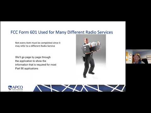 Completing the FCC 601 Form APCO AFC