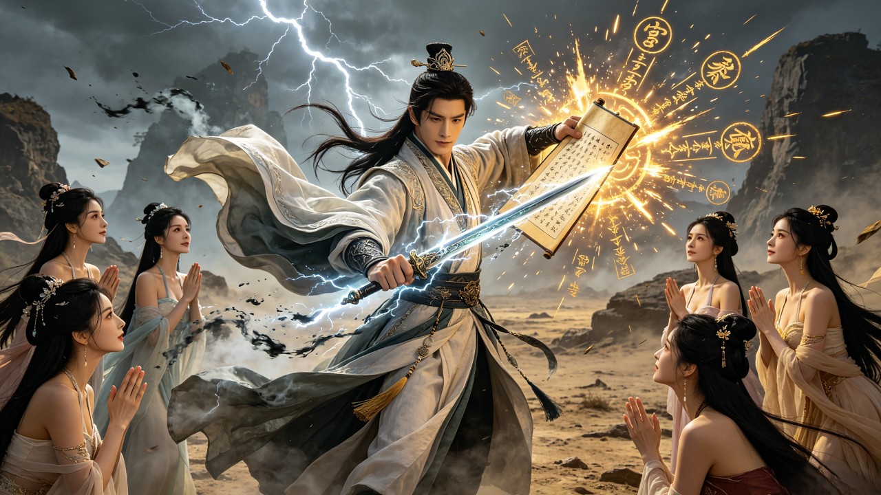 【FULL】A Modern Storyteller Crossed Worlds and Ruled with His Words!#minidrama