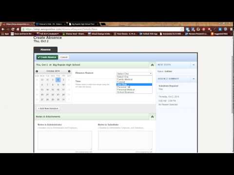 AESOP Sub Request Video Tutorial