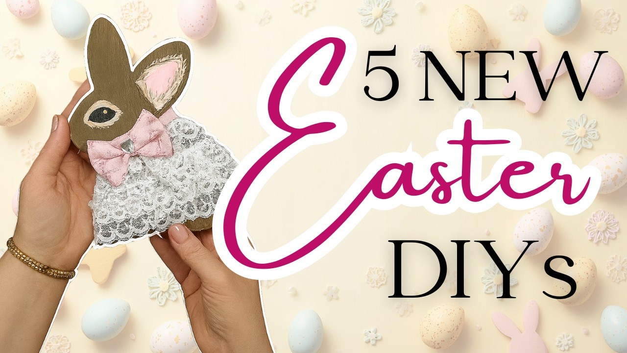Transform Dollar Tree Finds Into Adorable Easter Decor!