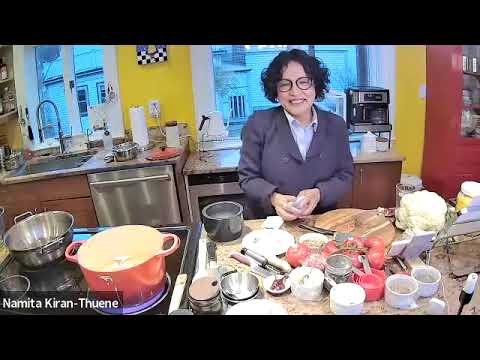 Nepali Cuisine Cooking Lesson - Zoom talk with Namita Kiran-Thuene