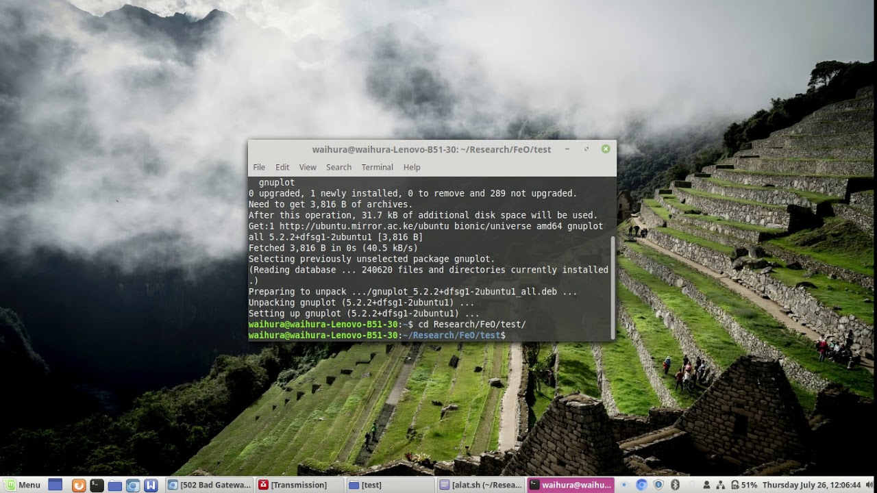 download and set GNUPLOT labels on ubuntu and other linux versions
