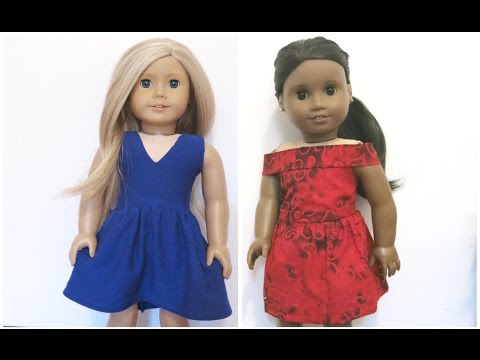 Sewing American Girl doll Dresses (easy)!