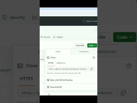 How to download source code zip file from GitHub #github #source #code #shortsvideo #developers