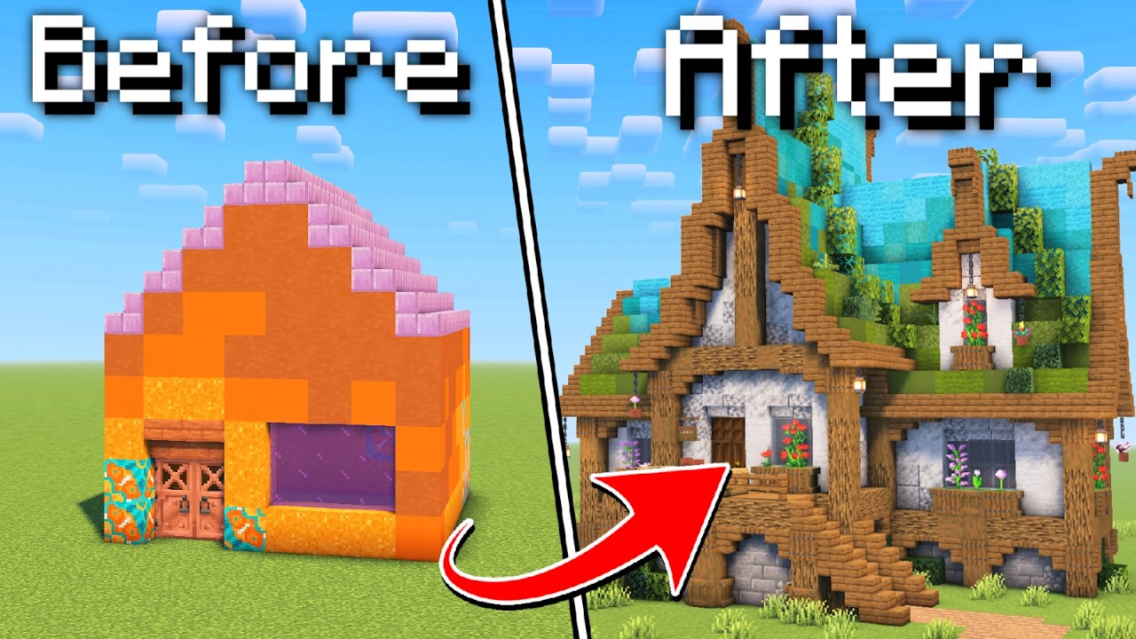 How To Easily Build Amazing Medieval Fantasy Houses!