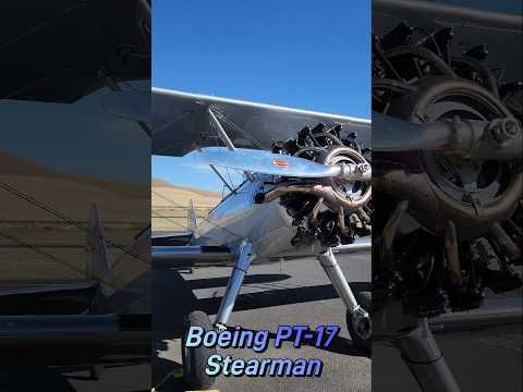 Take a Walk Around this Boeing Stearman WWII Biplane #aviation #military #history
