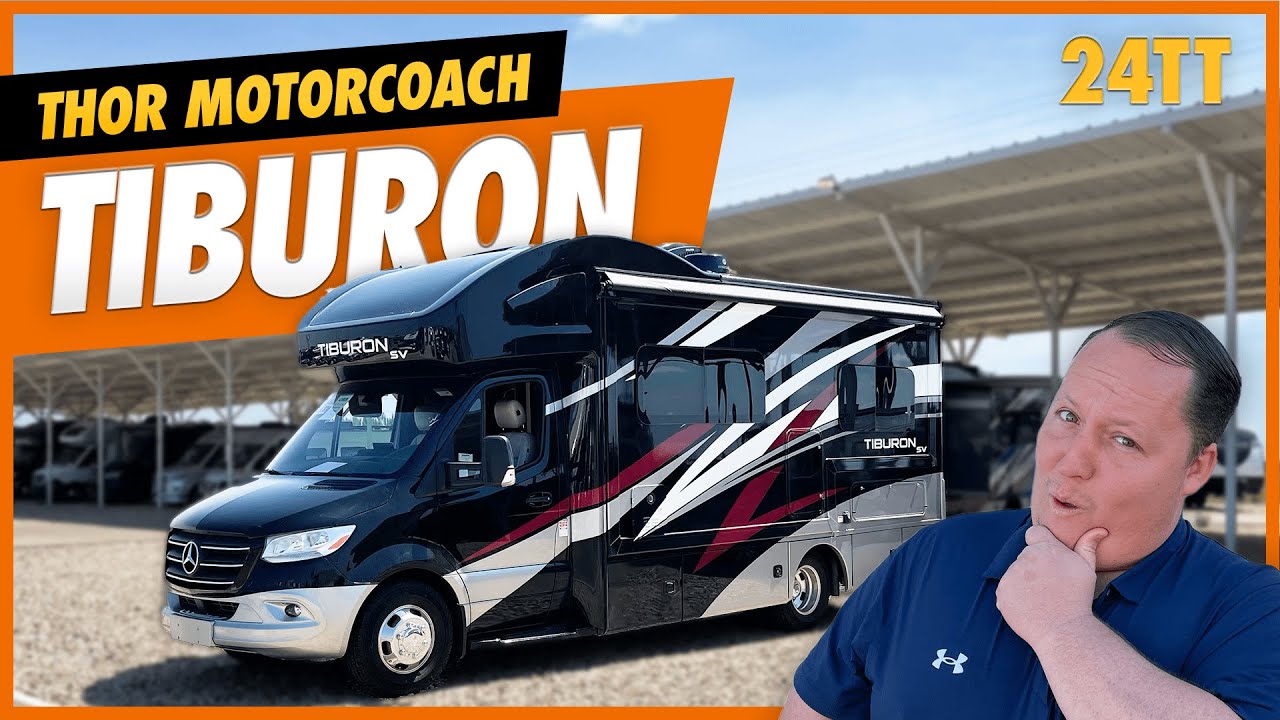 This Small Thor Tiburon RV Expands Living Space With a Full Wall Slide ...