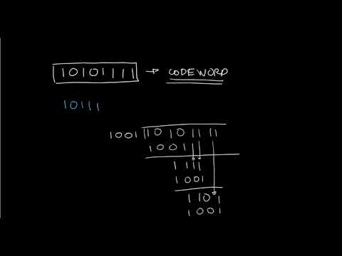 CRC checking for Error in Codeword