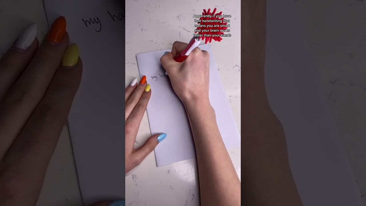 Bad handwriting = genius?? #Shorts