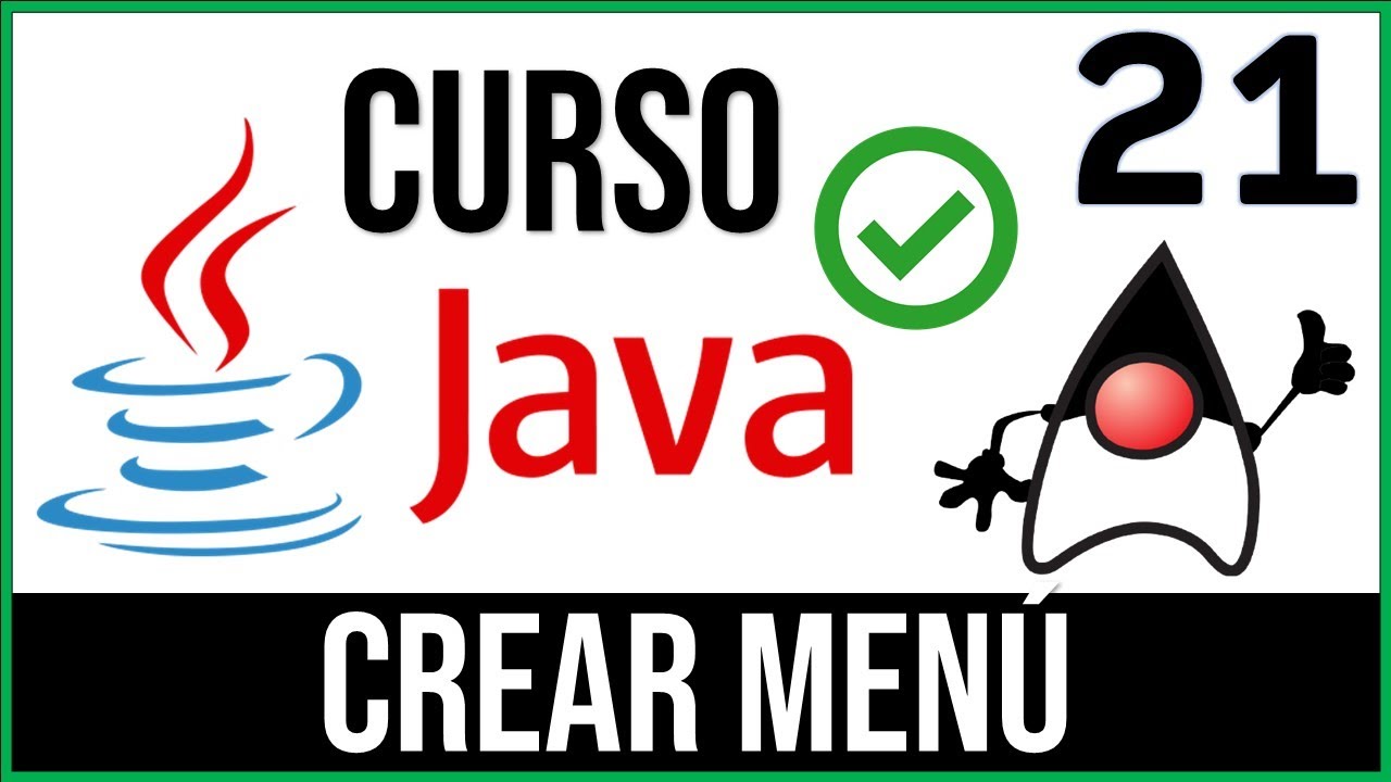 CREAR Un MENÚ con java | Curso Java # 21
