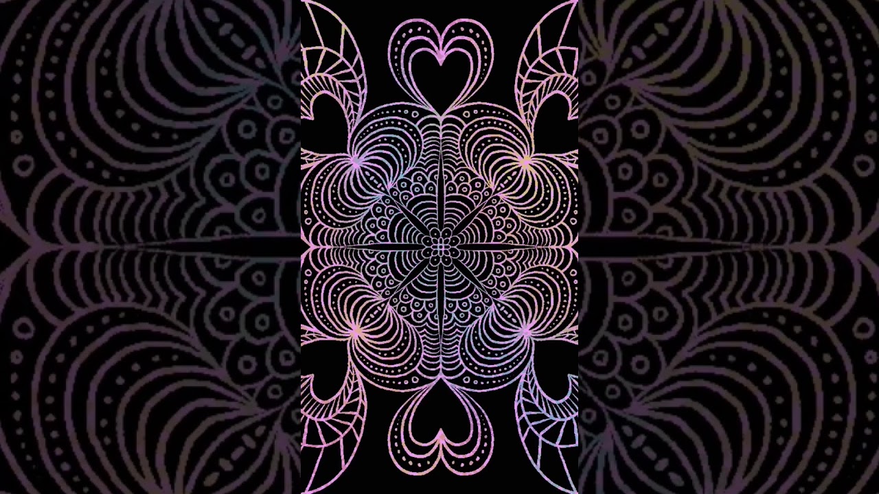 Pattern drawing Timelapse using #procreate. #mandala #pattern #digitalart #timelapse