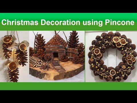 7 Pine Cone Crafts for Christmas Decoration 2023 - DIY Christmas Ideas