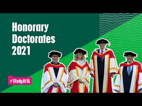 UL Honorary Doctorates 2021