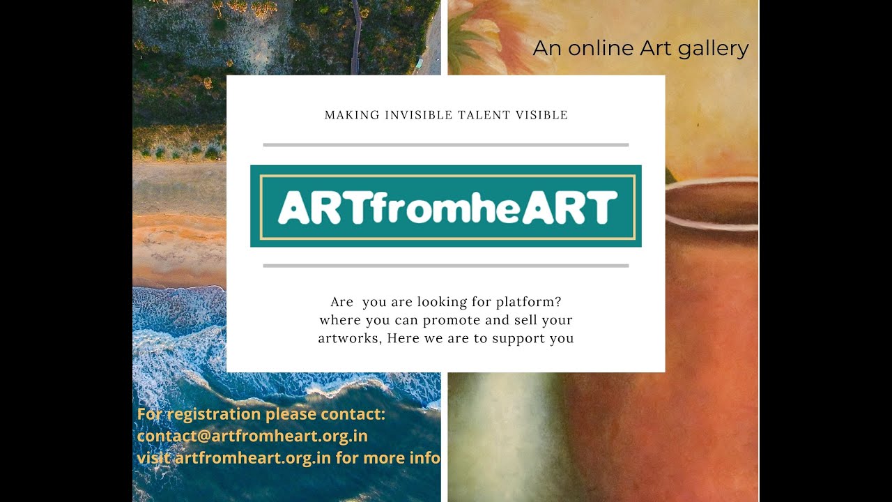 How to register as an artist on ARTfromheART.