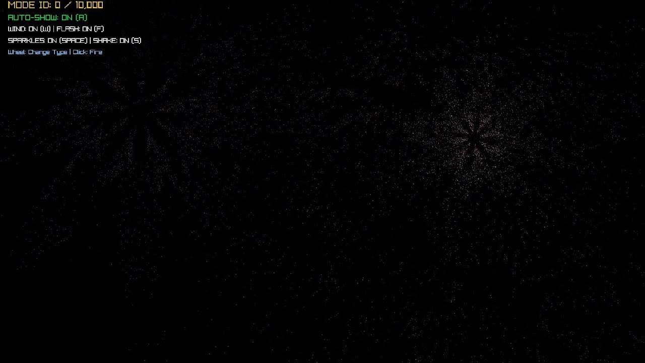 Raylib Ultimate Firework Simulation 