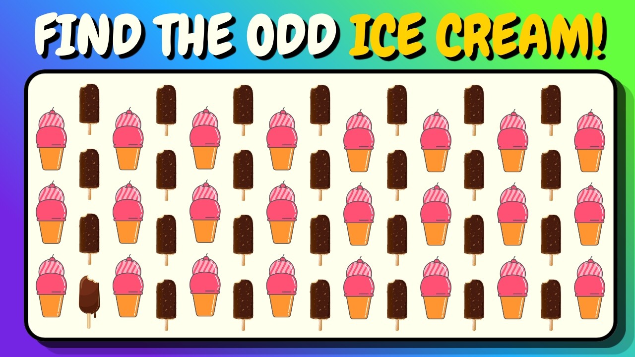 Find the Odd Emoji Out 😋Tasty Edition