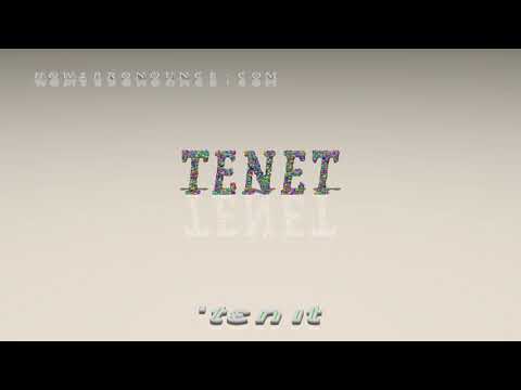 tenet - pronunciation + Examples in sentences and phrases