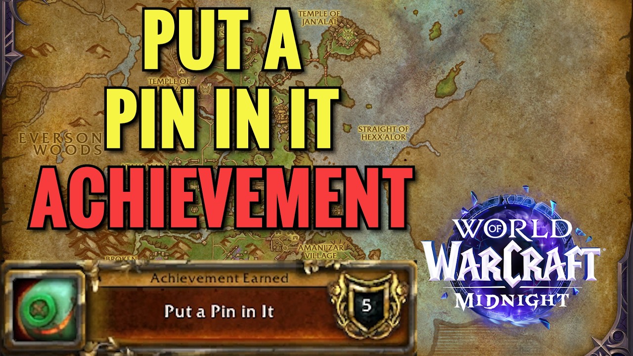 Put A Pin In It FULL Achievement (WoW Midnight)