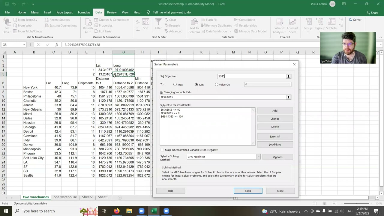 (Week 14) IA 02 Nonlinear and evolutionary solver