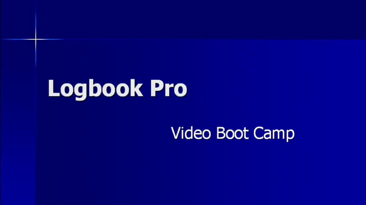 Logbook Pro Desktop Intro