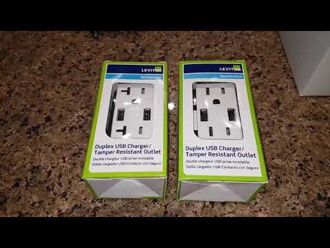USB Charging Receptacle 20A Install