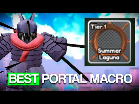 How To AFK Macro Summer Laguna Portals In Anime Last Stand!