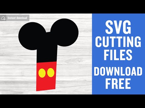Mickey Font I Svg Free Cut File for Cricut