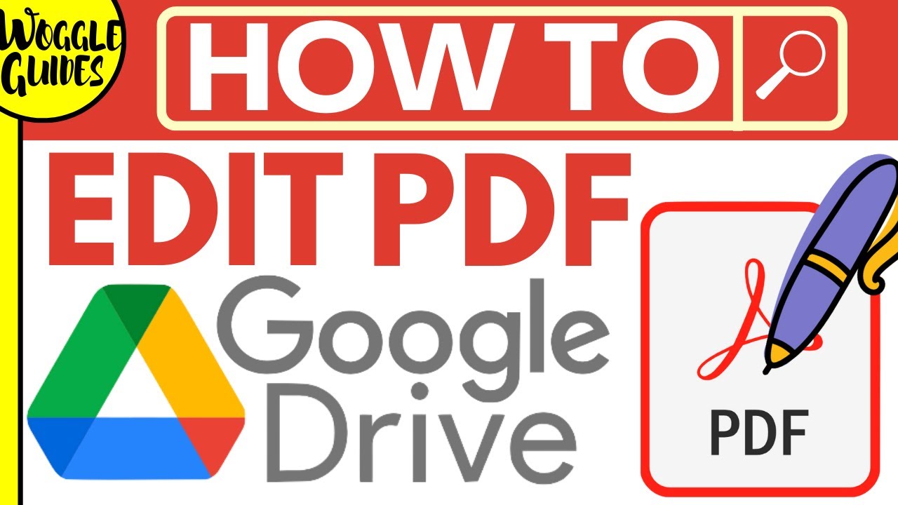 How to edit PDF on Google Drive