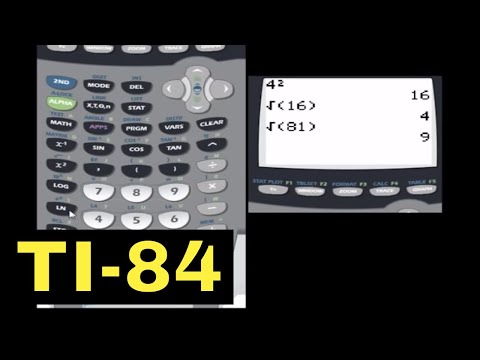 TI-84 Calculator - 04 - Logarithms and Square Roots