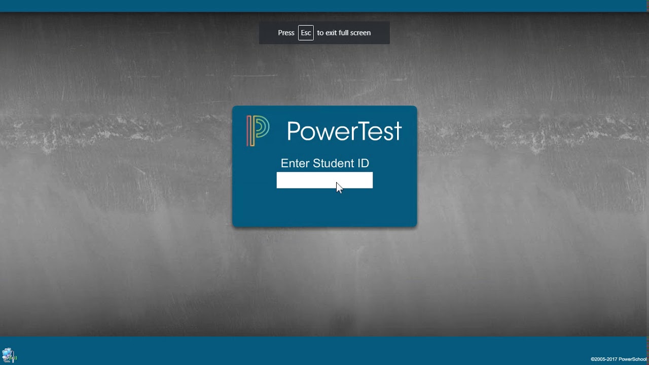 Login Instructions for Power Test