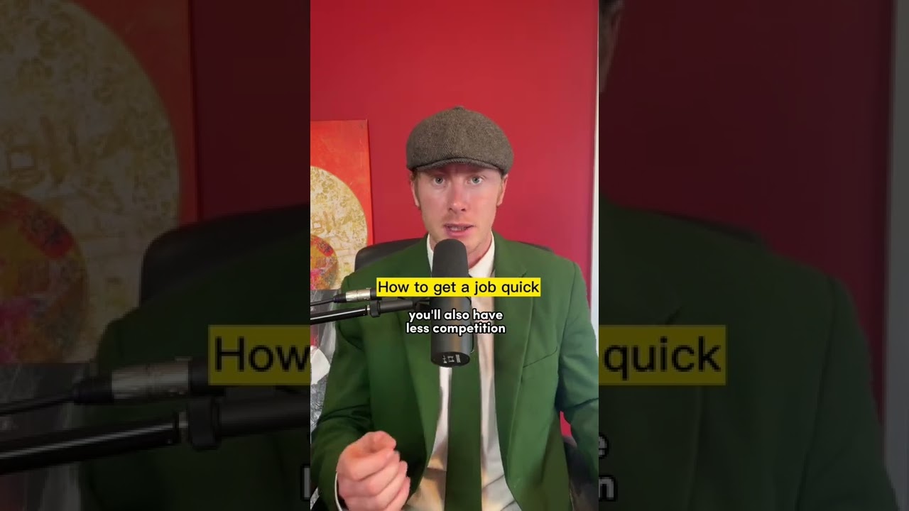 How to get a job quickly 🏃‍♂️⌛️