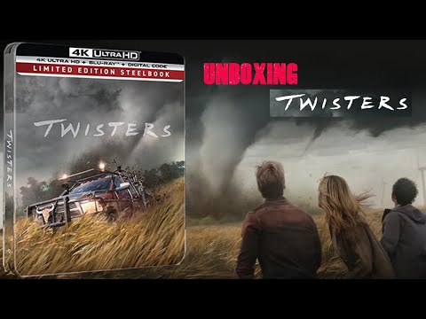 Twisters 2024 Walmart Exclusive 4K SteelBook (Review and Unboxing) (Glen Powell)