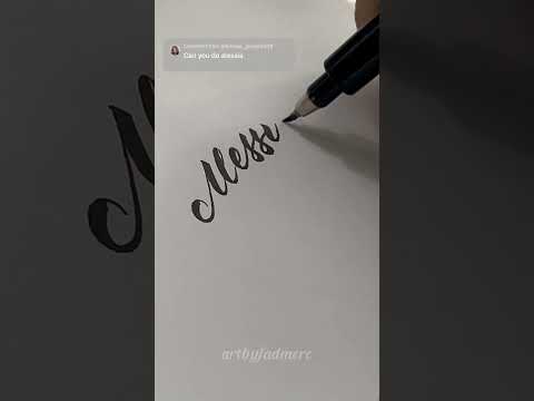 Alessia | Calligraphy Name Request | artbyjadmerc #signature #calligraphy #art #artbyjadmerc