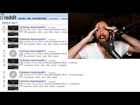 Mentally Ill Redditors Attack Asmongold For No Reason