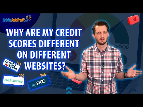 Why are my credit scores different on different websites?