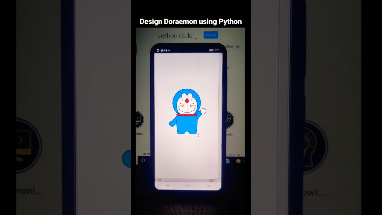 Design Doraemon using Python