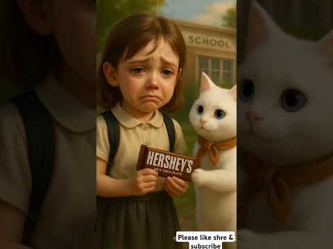 "Heartwarming: Cat Sells Chocolates, Gives One Away for Free ❤️????" | #shorts #youtubeshorts #cat #ai