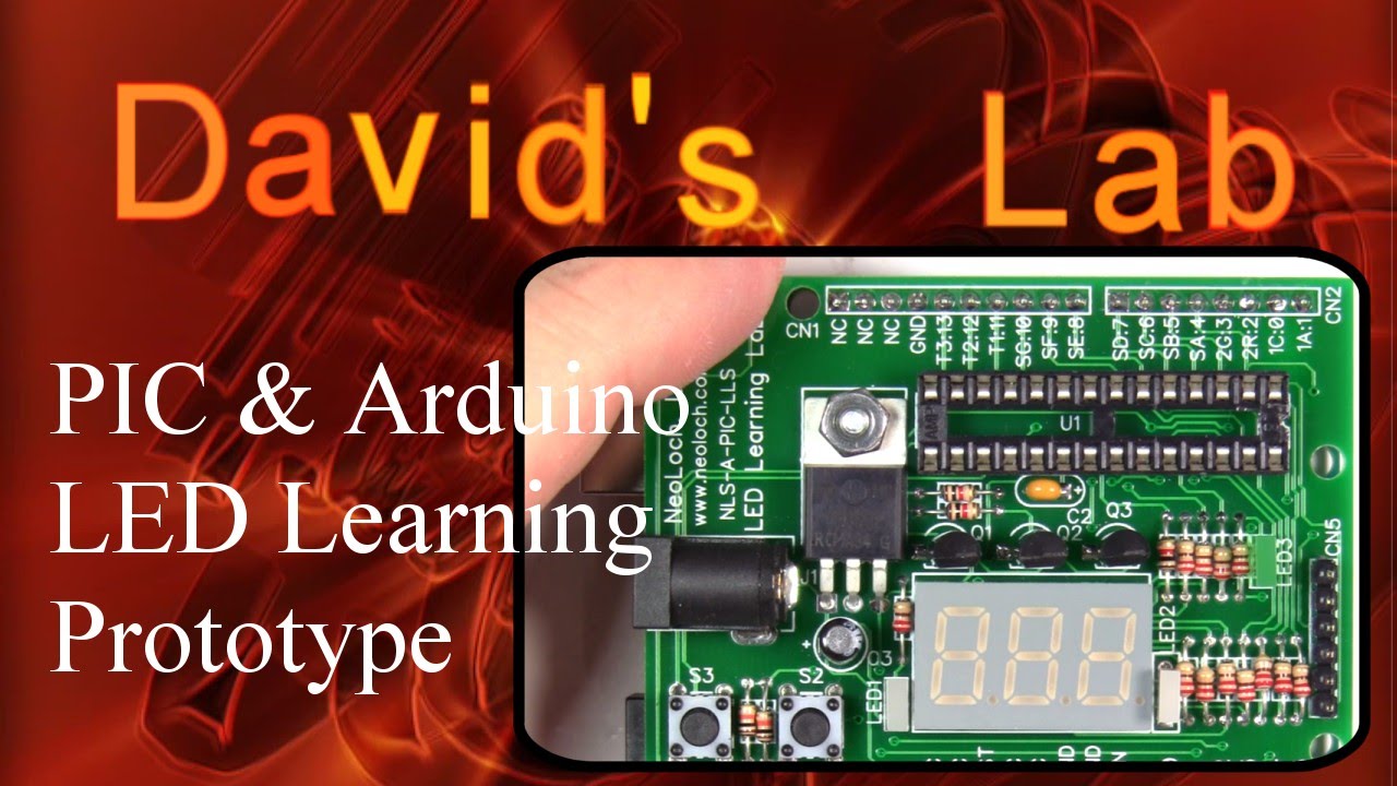 David's Lab: PIC And Arduino LED Learning Lab Prototype