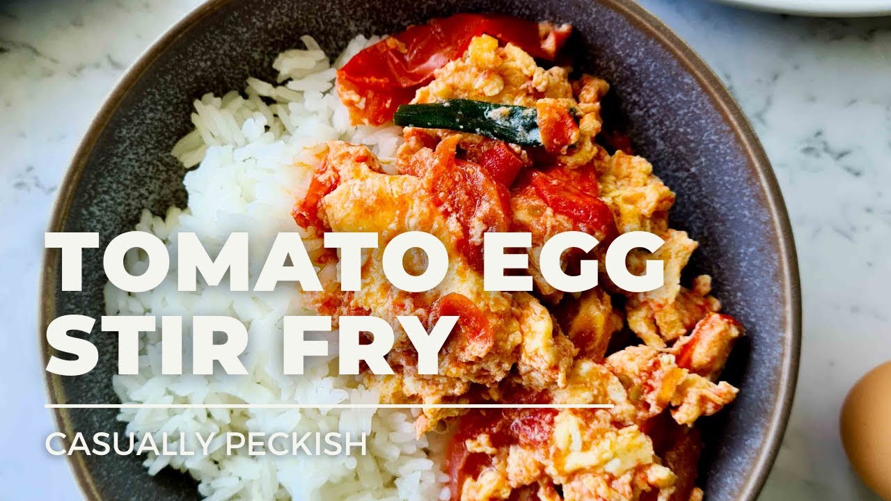 Chinese tomato and egg stir fry