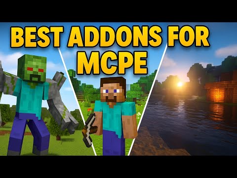 Top 3 MCPE Addons You MUST Try in 2024 – Mutant Creatures, Realistic Shader!