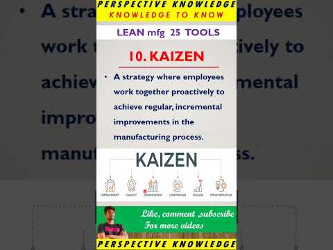 What is kaizen in Tamil | lean manufacturing 25 tools in Tamil | continuous improvement in Tamil #qc