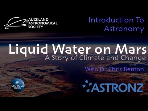 Liquid Water on Mars with Chris Benton - Introduction to Astronomy October 2021