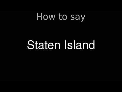 How to Pronounce correctly Staten Island (Movie)