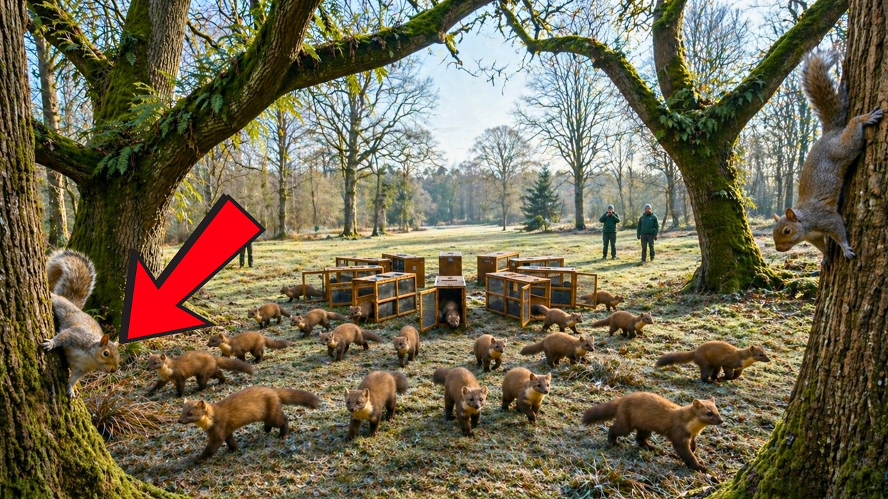 England Put 35 Pine Martens In Forest of Dean — 2 Years Later, Grey Squirrels Face the Unthinkable