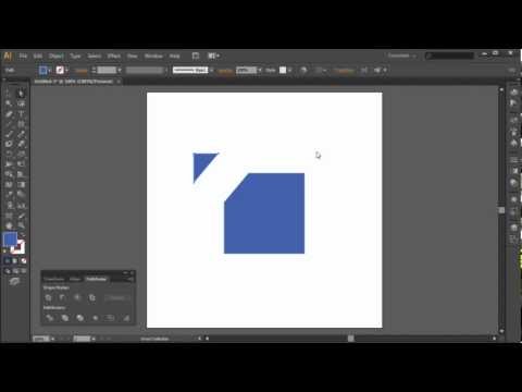 60 Second Illustrator Tutorial : Slice and Divide Shapes with Pathfinding -HD-