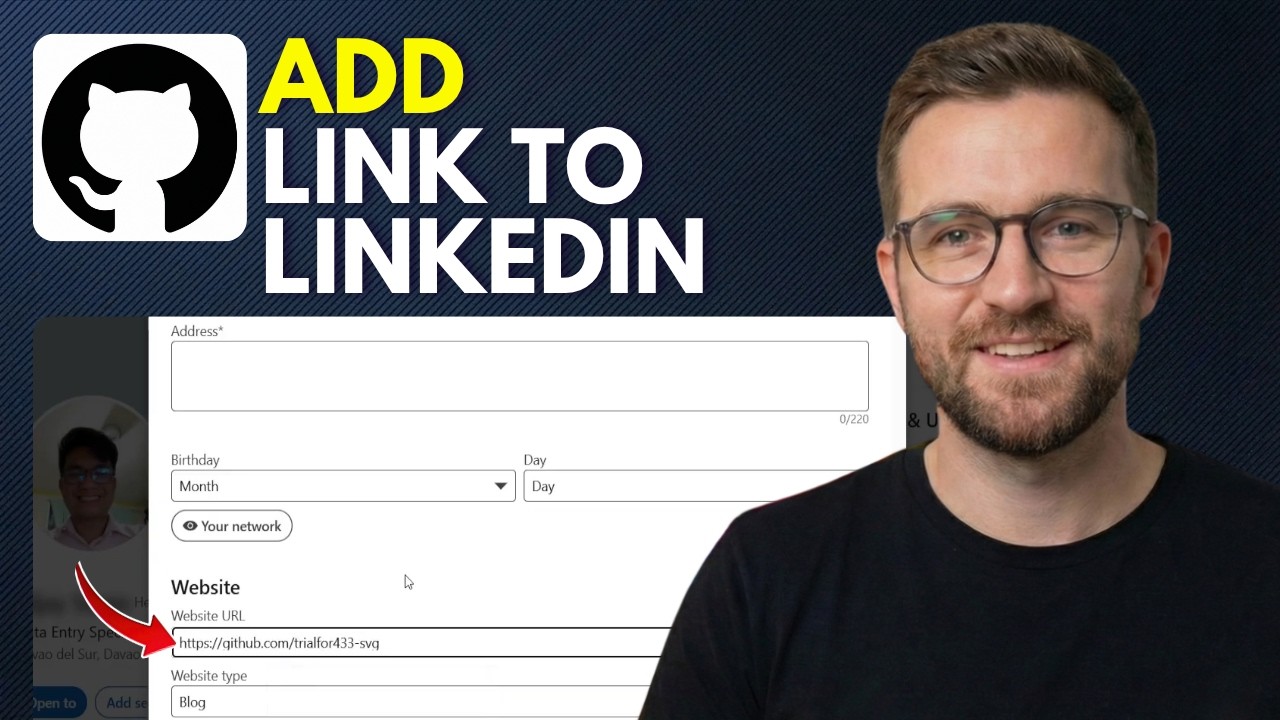 How to add GitHub link to LinkedIn (Step By Step 2026)