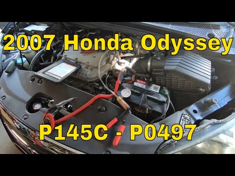 2007 Honda Odyssey P145c, P0497 Purge Solenoid