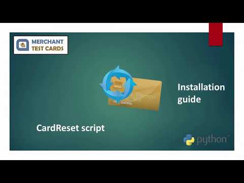 CardReset script - User and installation guide