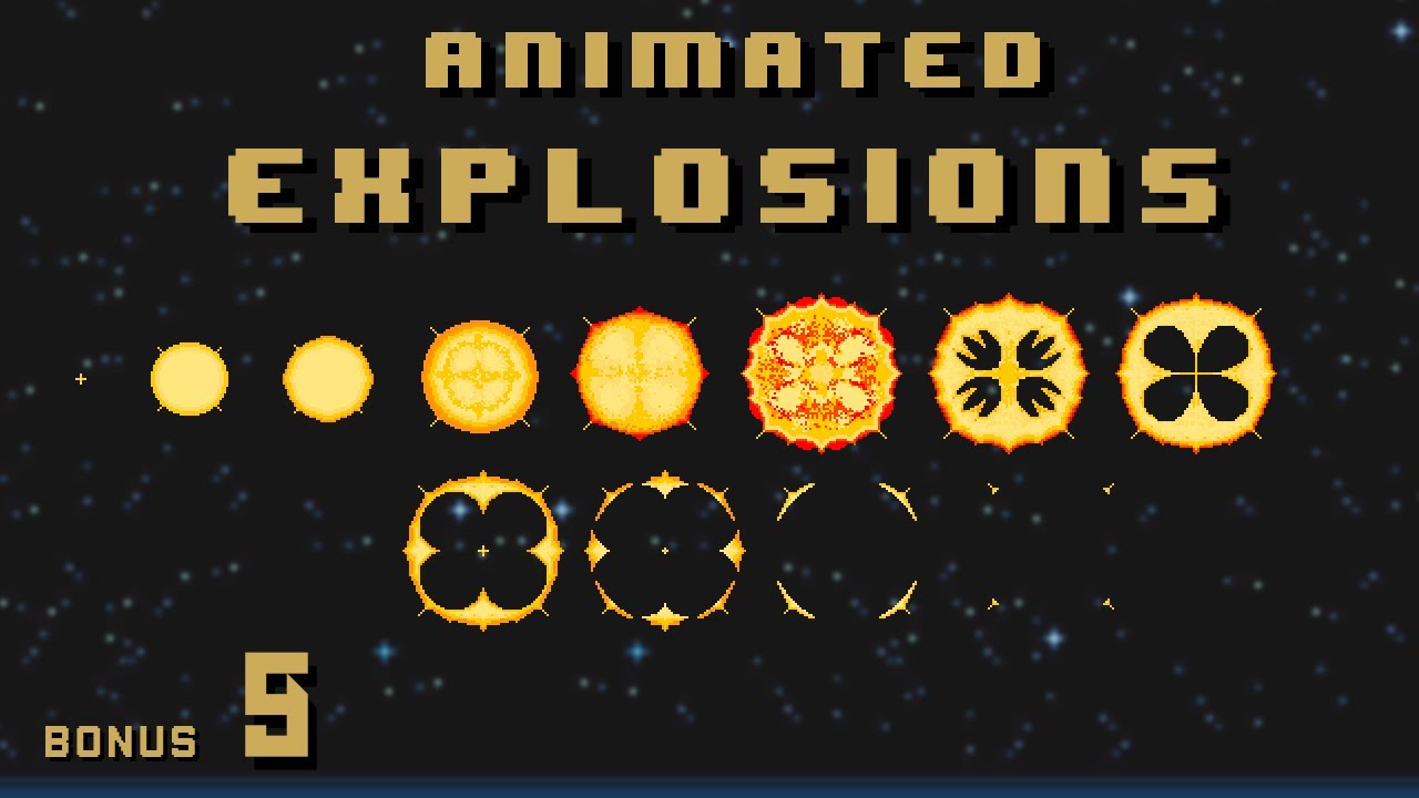 Animated Explosions | MAKE A SHMUP game like Gradius #9 | Unity How To Tutorial