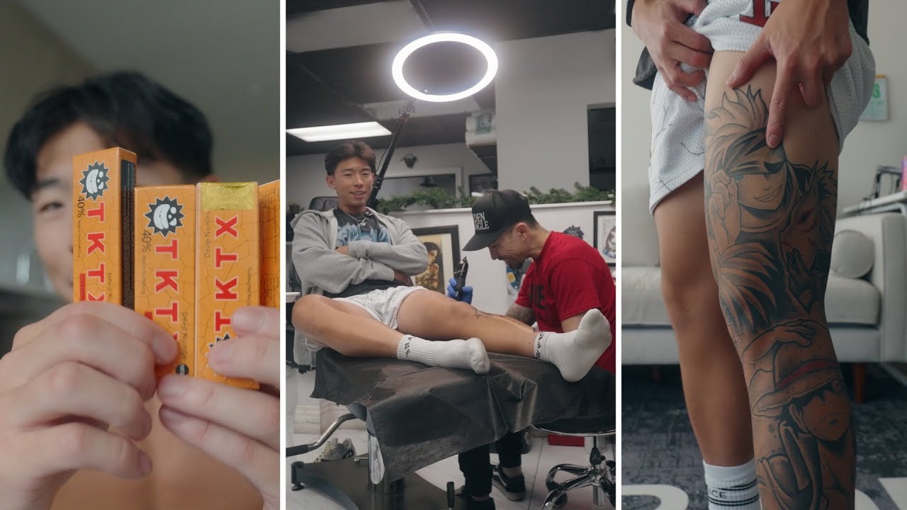 Getting My Anime Themed Leg Sleeve Tattoo